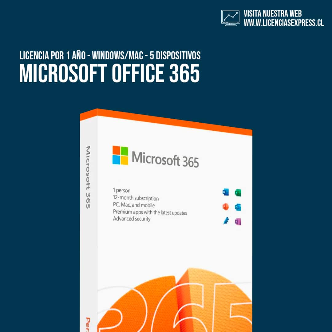 Microsoft office 365 – 5 Dispositivos – Cuenta – Licencias Express: Expertos en software