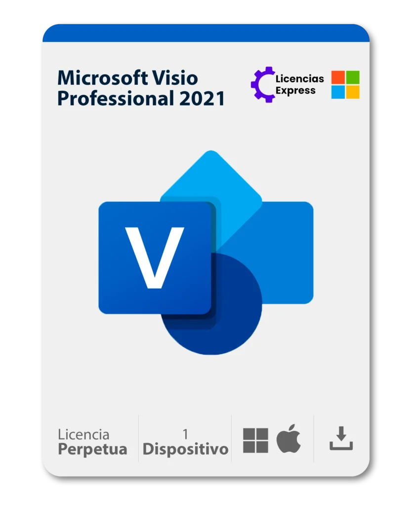 Microsoft Visio 2021 - Licencias Express: Expertos en software
